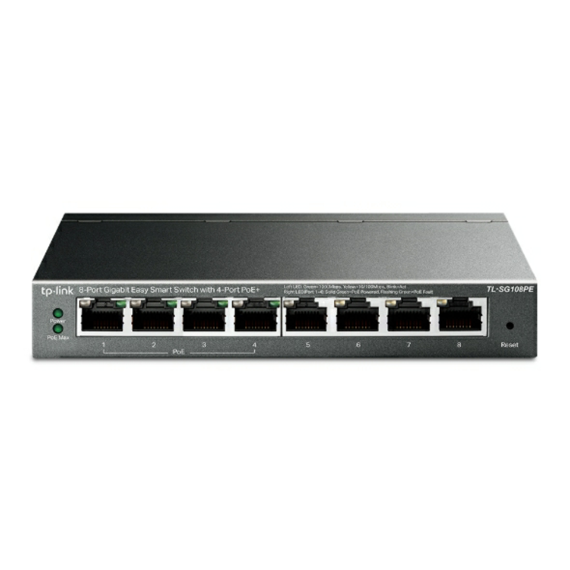 TPLINK Omada TL-SG108PE PoE Switch | TPLINK | Grax