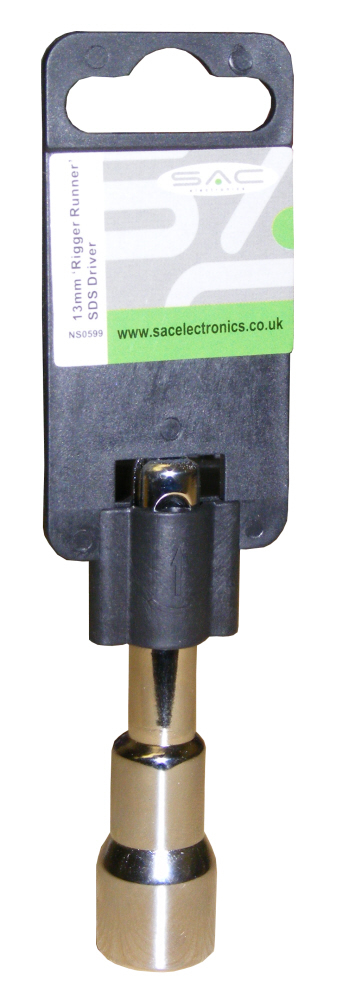 'Rigger Runner' SDS driver & 13mm socket | Drill Bits | S.A.C. Electronics